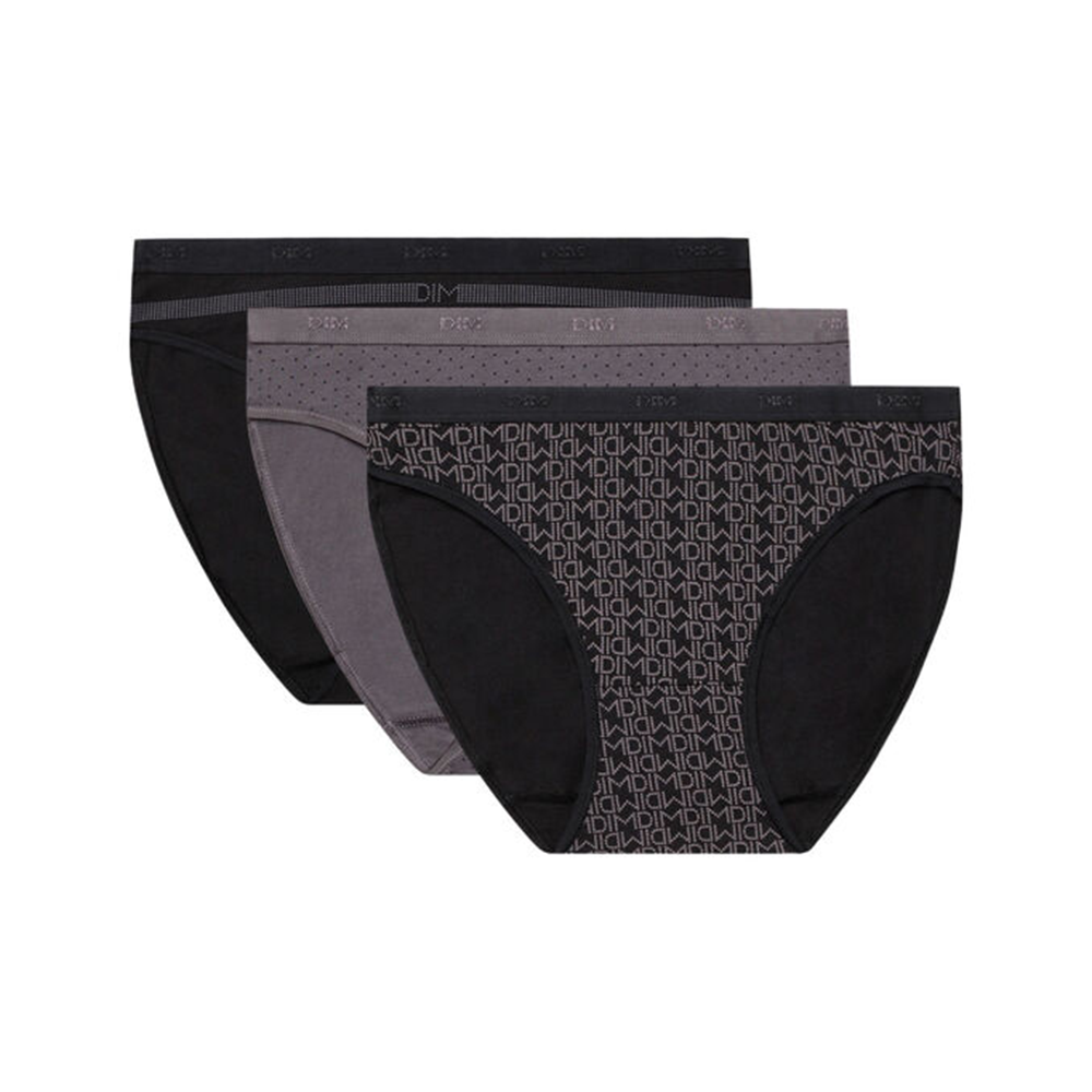 Fattal Beauty – Buy Dim Les Pockets Pack Of 3 Briefs Knickers In Black ...