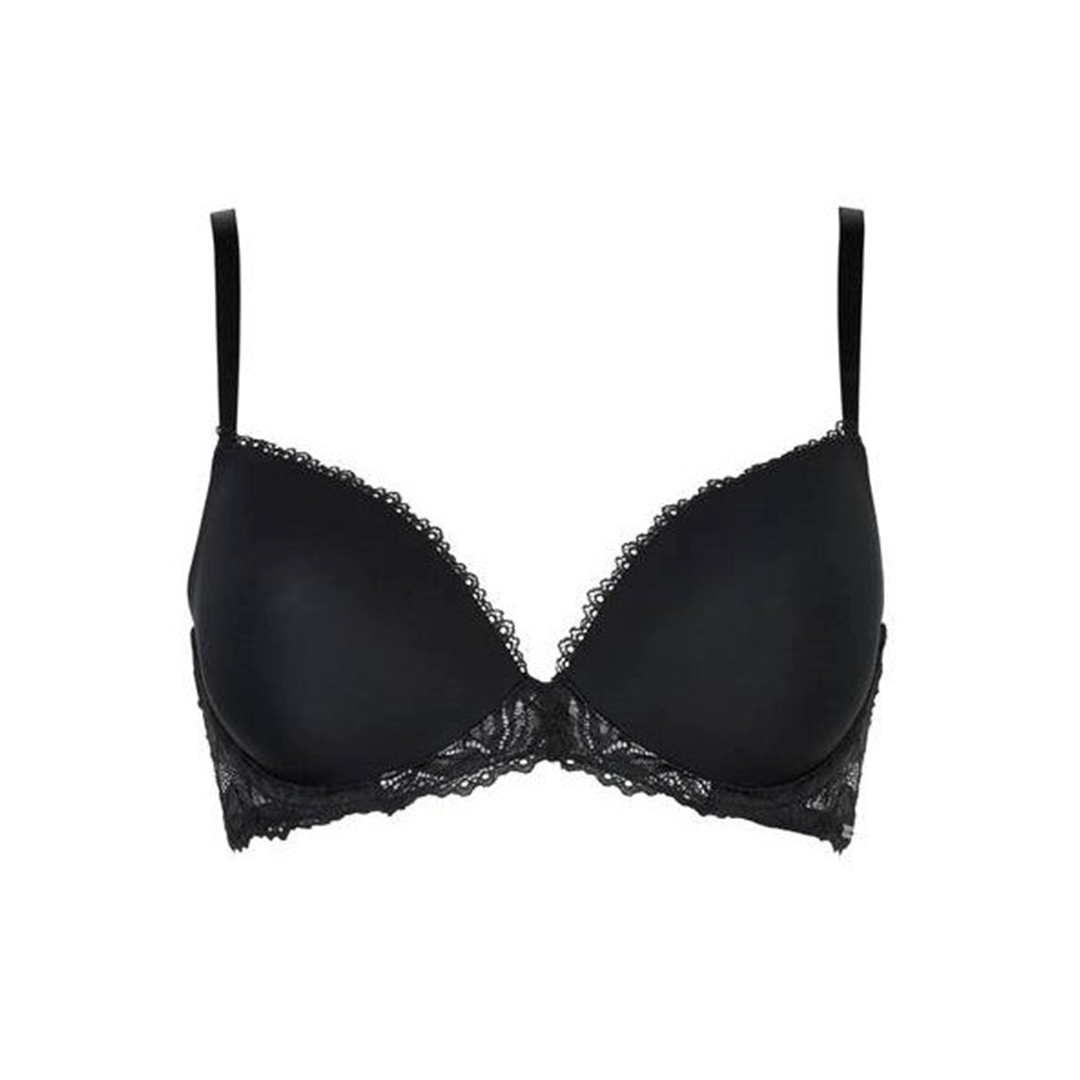Fattal Beauty – Buy Calvin Klein Seductive Comfort Black Lace Bra in ...